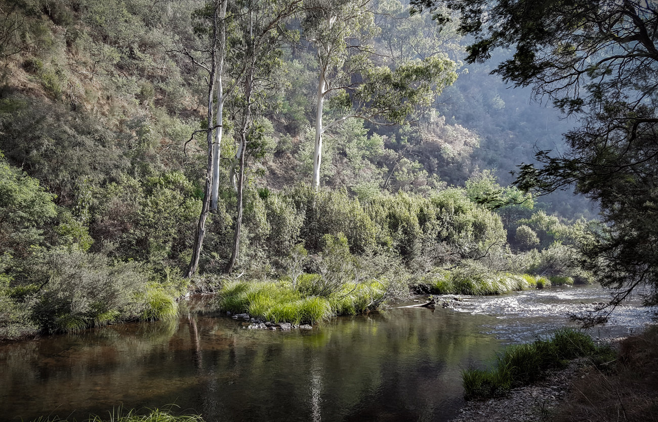 big river campsite. - black barrow.