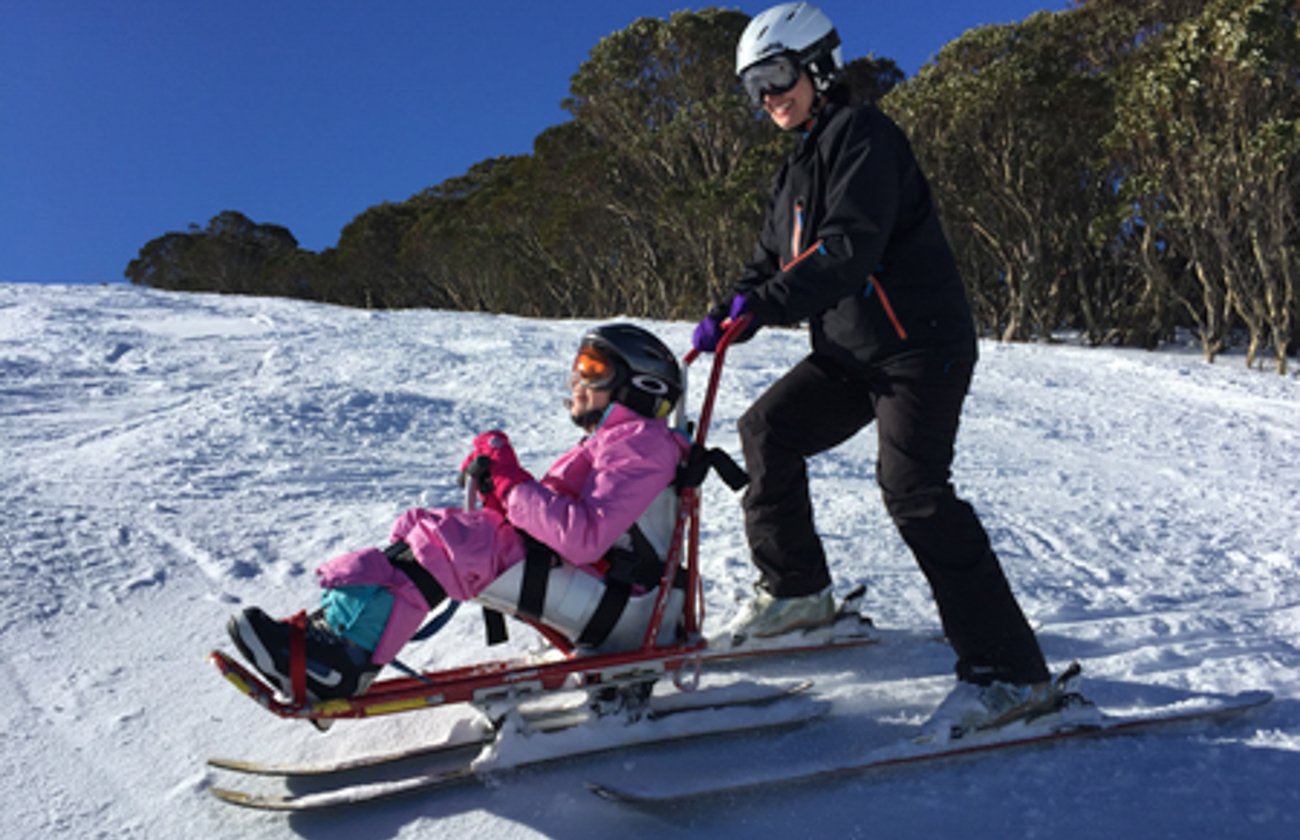 disability sport and recreation kids winter camp. - black barrow.